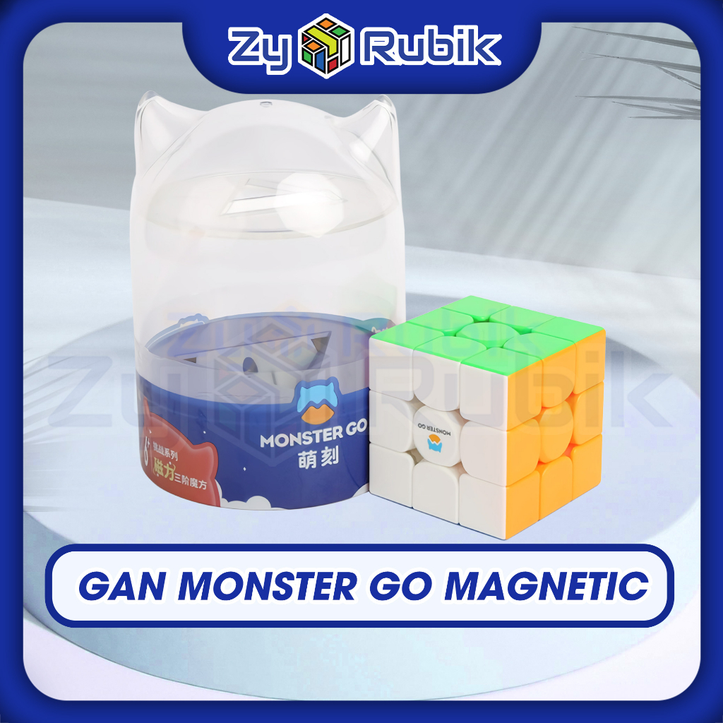 Rubik 3x3 Gan Monster Go Magnetic 3x3 With Magnet / No Magnet - Zyo ...
