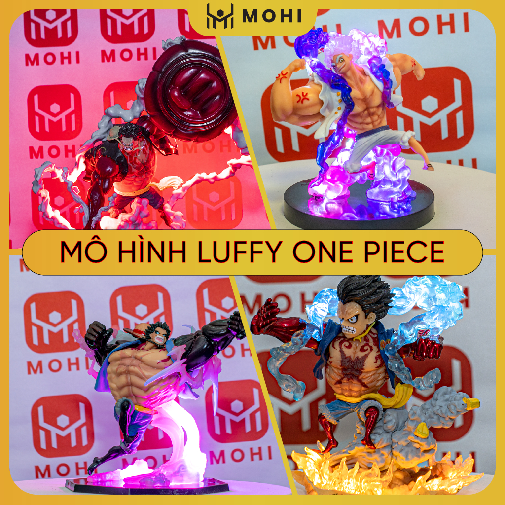 [With BOX, With LED version] One Piece Luffy, Luffy Chibi, Luffy Gear 2 ...