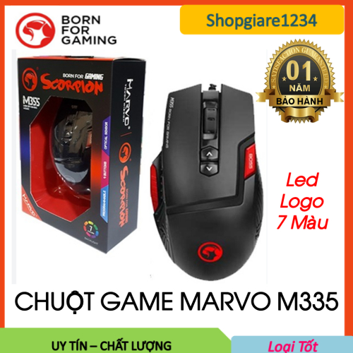 Marvo M355 Led Optical Mouse - 100% genuine product - With RGB Led ...