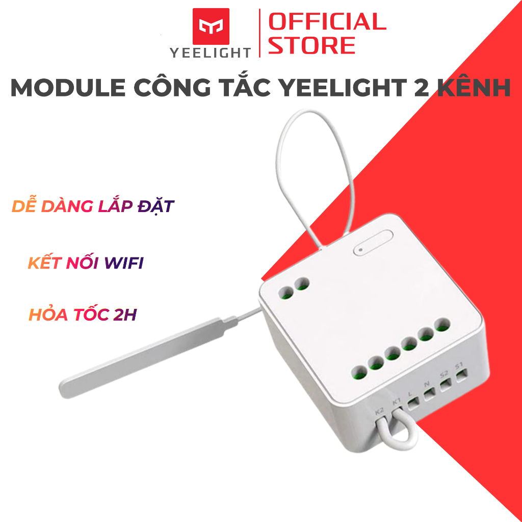 Yeelight YLAI002 smart switch Module connected to wifi Wireless Relay ...