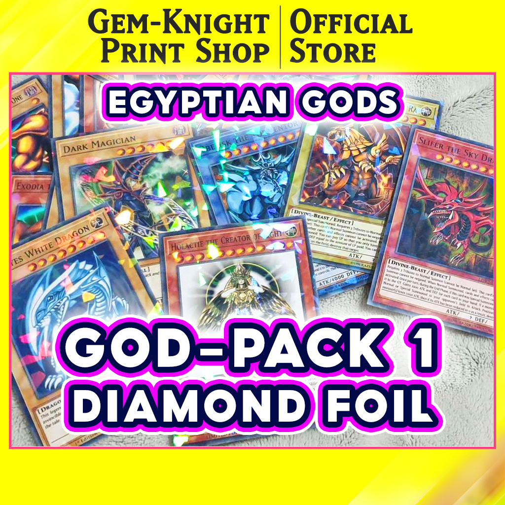 [Printed Cards] Yugioh Deck - God Pack - Booster Pack Ver | Shopee ...