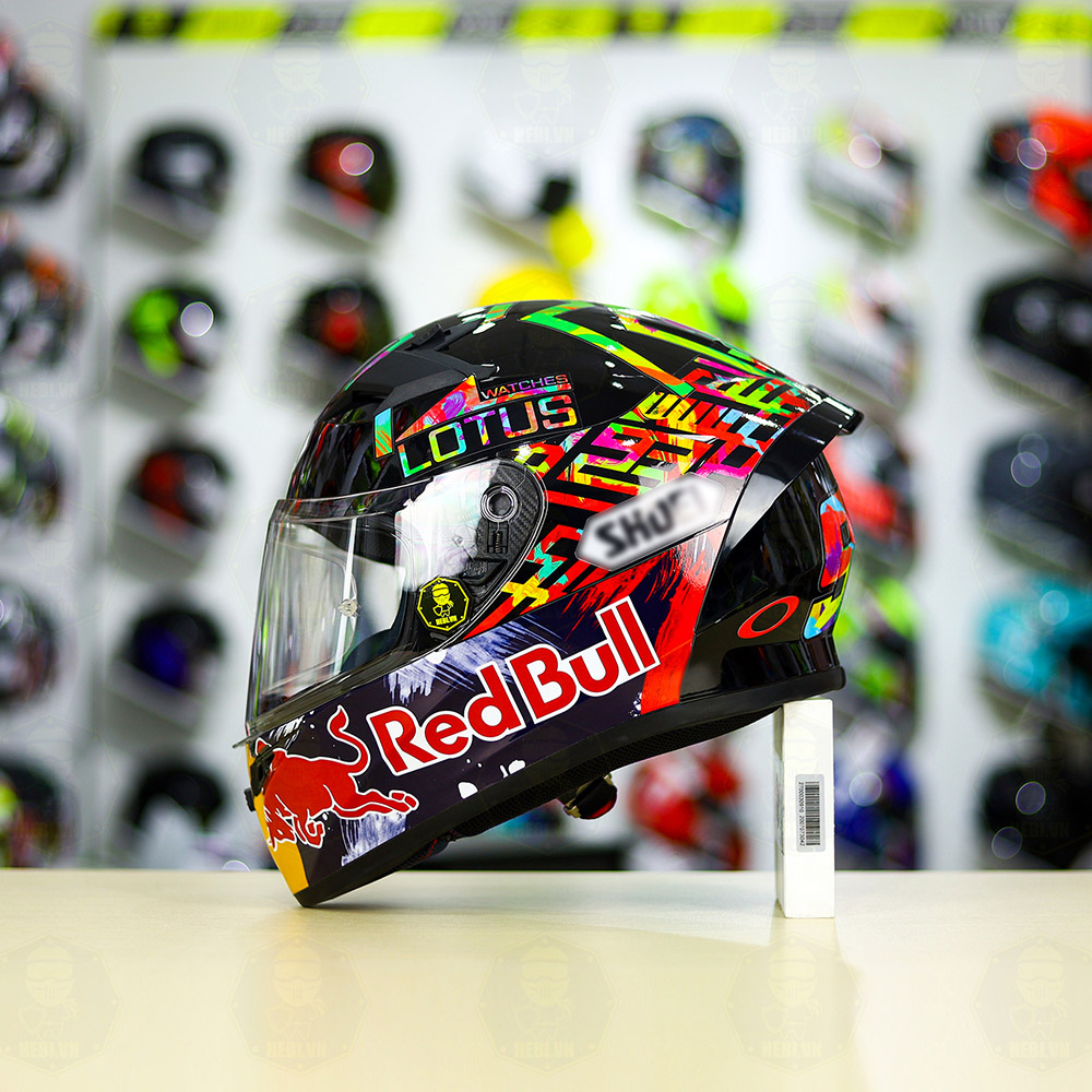 ROC Hat 01 Glossy Black + Shoei M93 Version 2 Water Color Decal Sticker ...