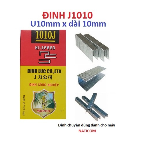 Tiger brand 1010J staples, box of 4750 U10mm staples x 10mm long, 1010J ...