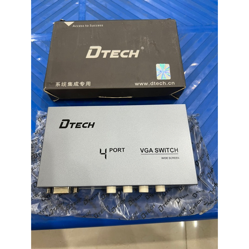 4 in 1 out vga signal combiner - vga switch DTech DT 7034 | Shopee Philippines