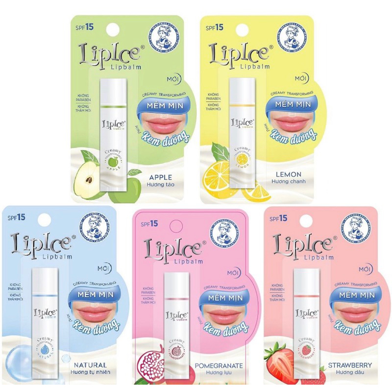 Lipice Colorless Lip Balm with Full Fragrance / Lip Balm / Lip Softener ...