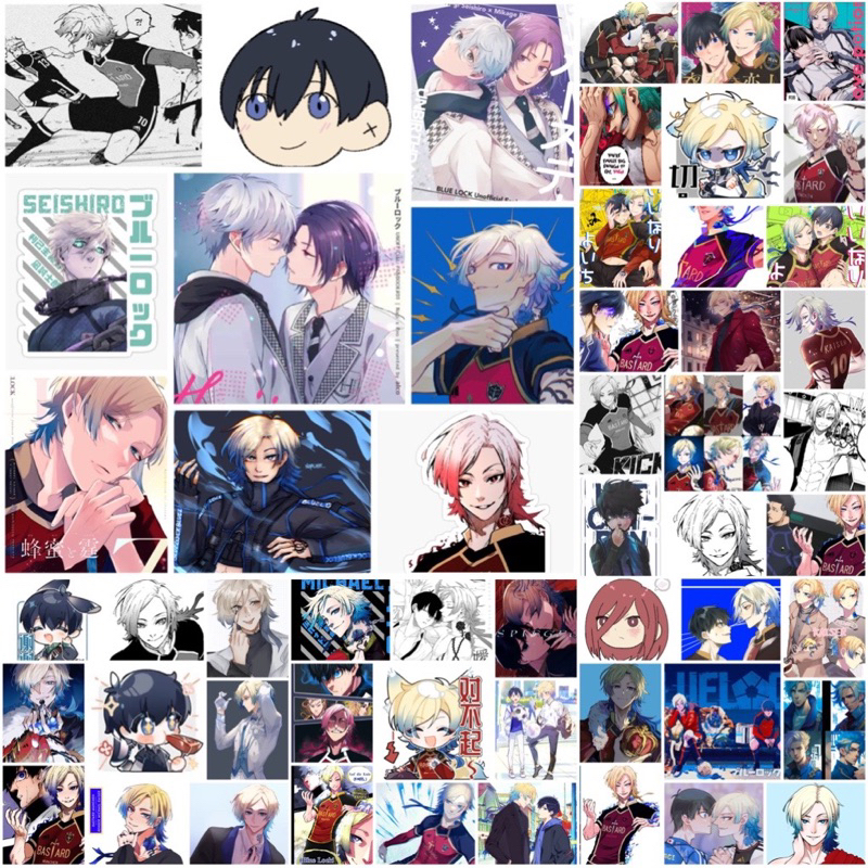 Blue Lock Michael Kaiser anime Sticker 30-60 different images / Blue ...