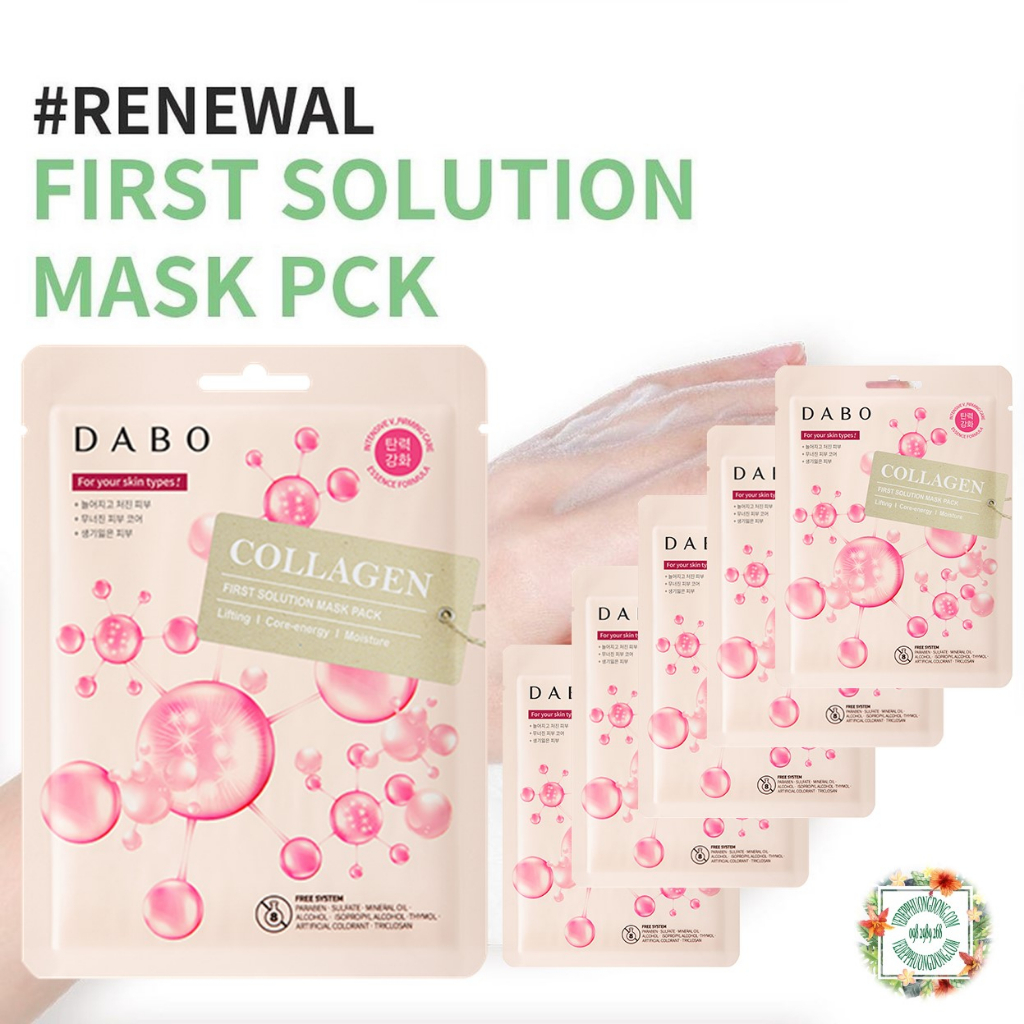 Set OF 10 KOREAN HIGH QUALITY ANTI-AGING AND MUSCLE LIFTING MASK DABO ...