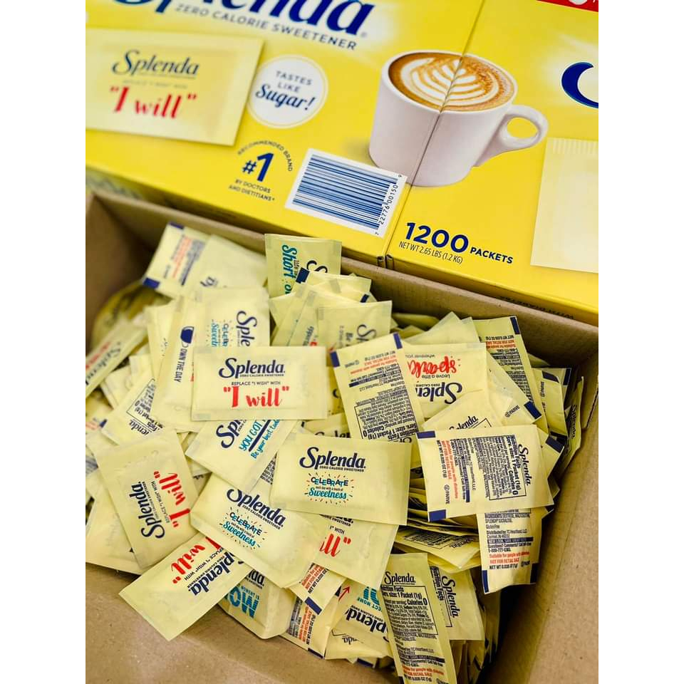 100 packets of Splenda diet sugar (cooking, keto baking, das) | Shopee ...