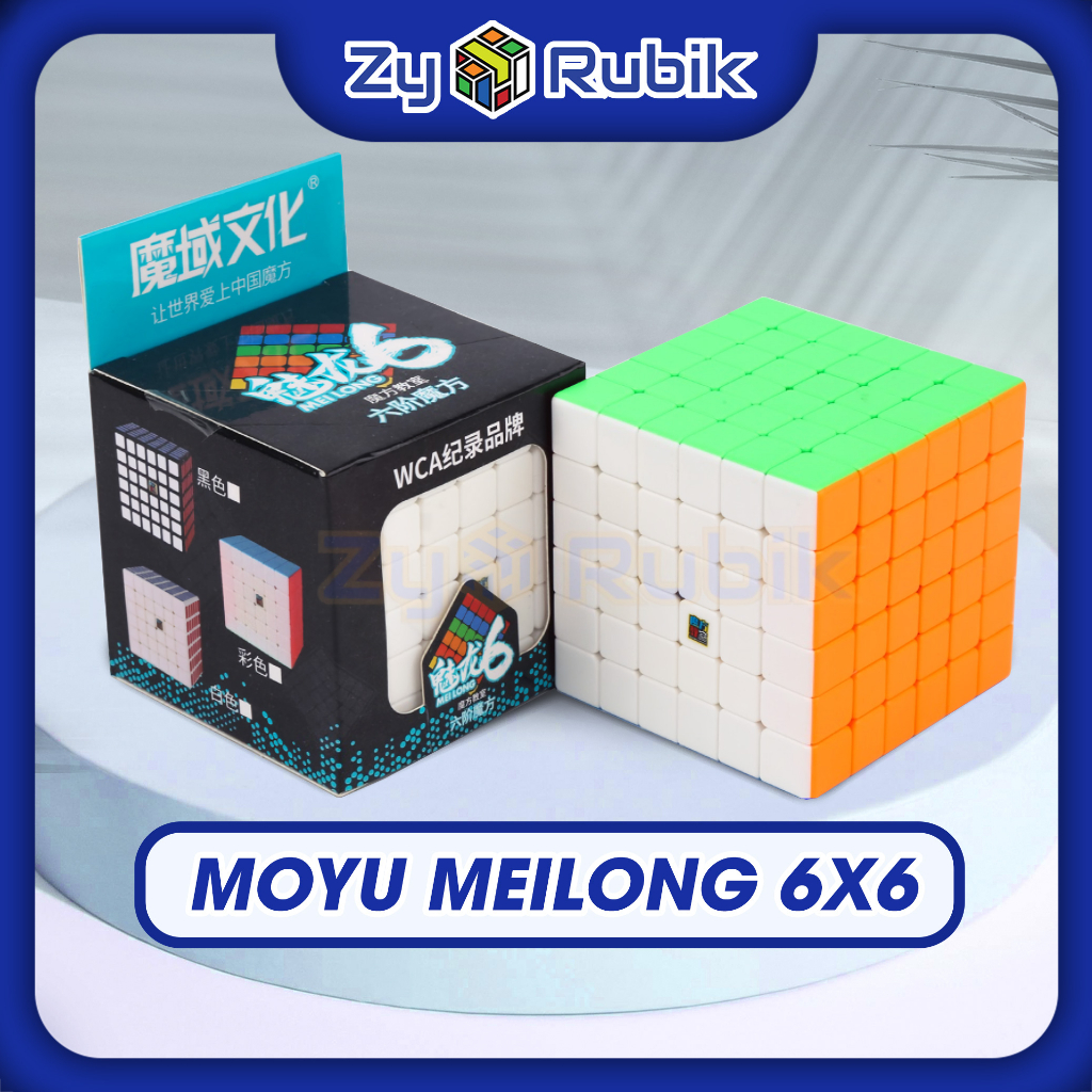 Rubik Meilong 6x6 - Intellectual Toy - 6-Storey Stickerless Cube - Zyo ...
