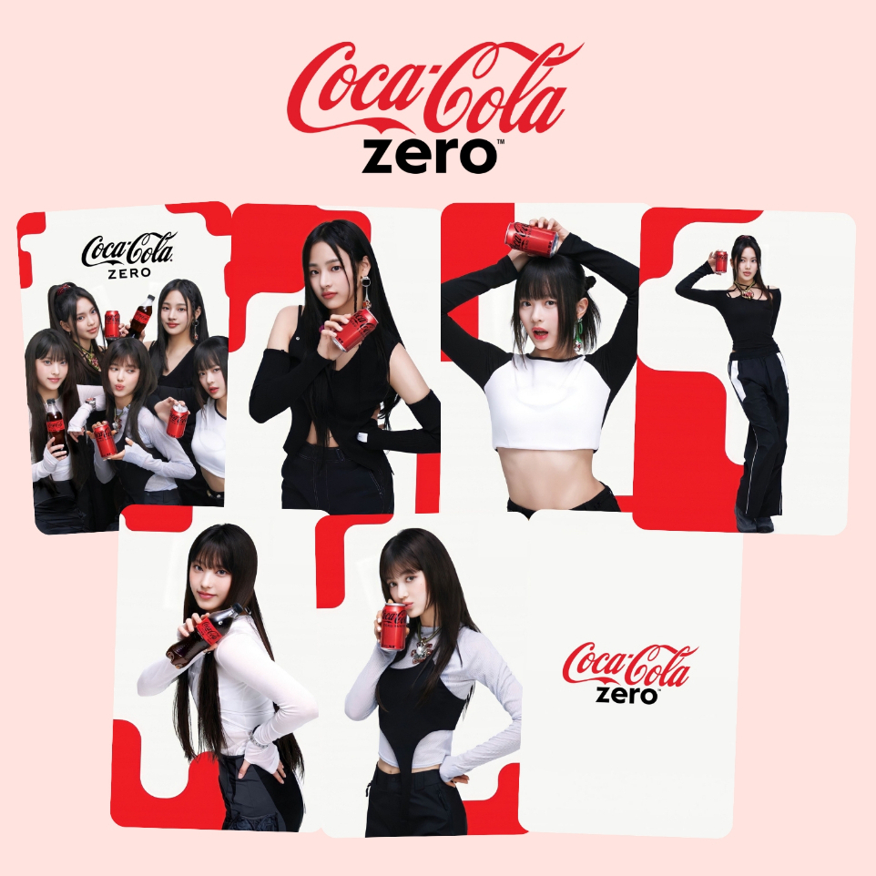 Set of 6 NewJeans x Coca Cola cards (NOT GENUINE) | Shopee Philippines
