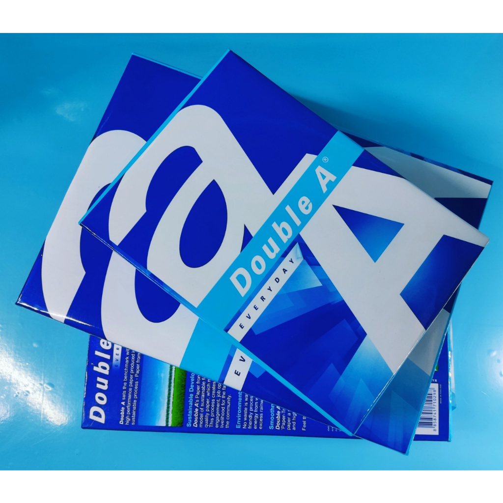 Double A printing paper, photo paper size A4, 70 & 80GSM. | Shopee ...