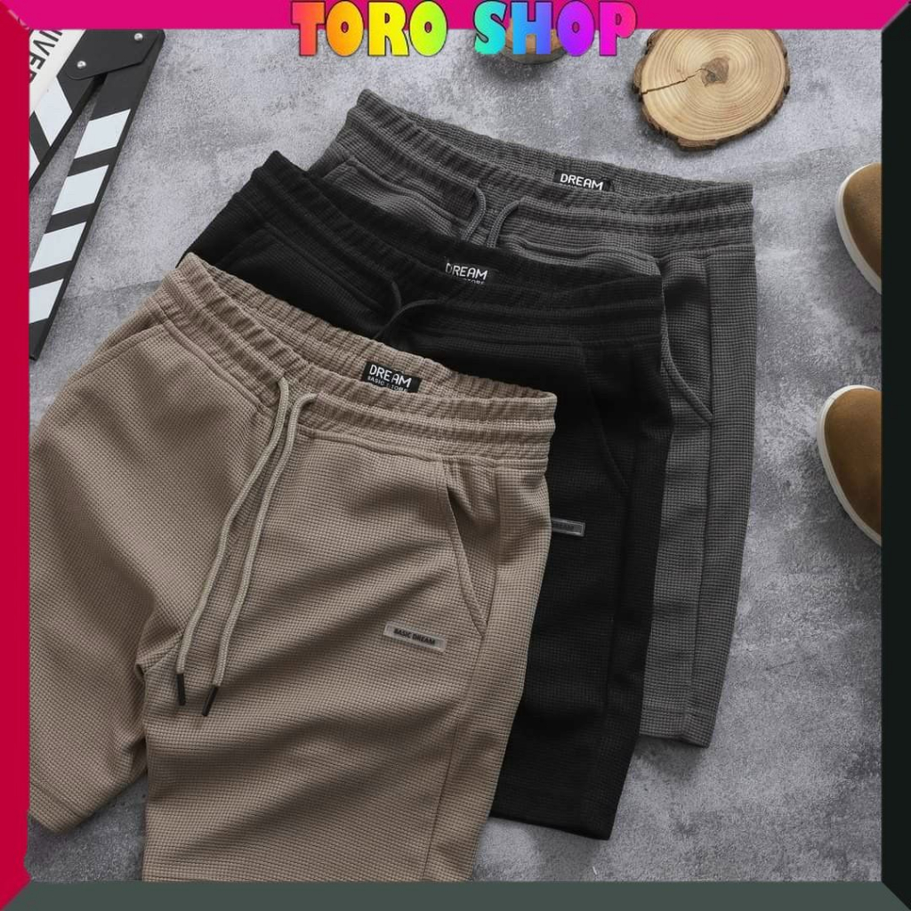 Men's sports home wear, honeycomb pants, men's sports shorts made of soft, smooth foam fabric ...