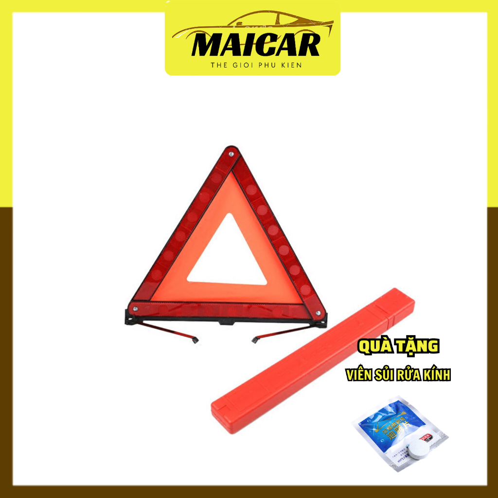Reflective Triangle Danger Warning Sign for TGPKOTO Cars | Shopee ...