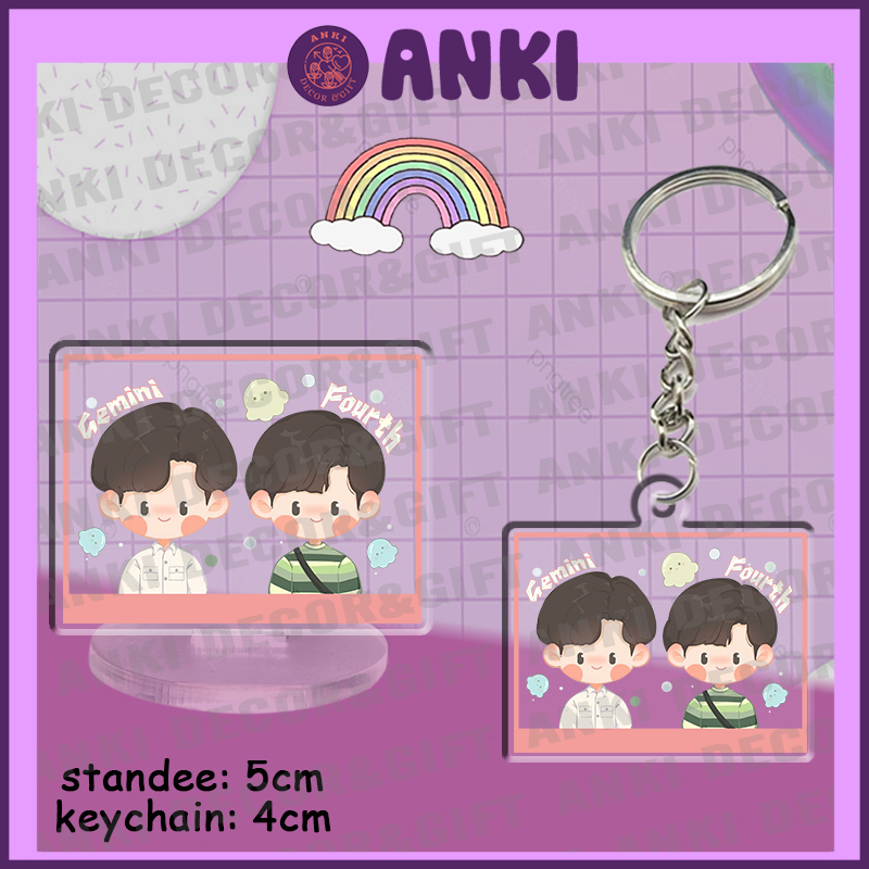 (Real Photo included) Cute GEMINIFOUTH chibi keychains and standees ...