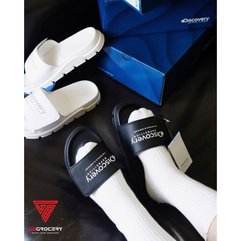 [Genuine] Discovery Brick Slide Sandals 2 Color Combinations - Real ...
