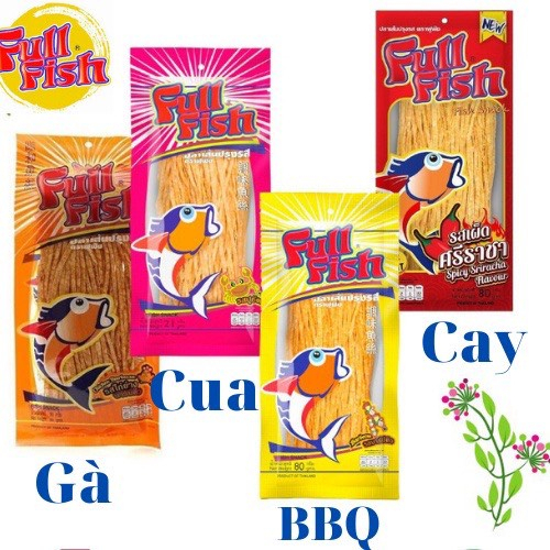 Fish Snack Full Fish Spicy BBQ, Crab 70g | Shopee Philippines