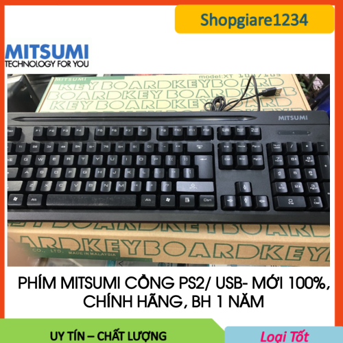 Mitsumi Keyboard Ps2 Port Usb 100 New Full Box Shopee Philippines