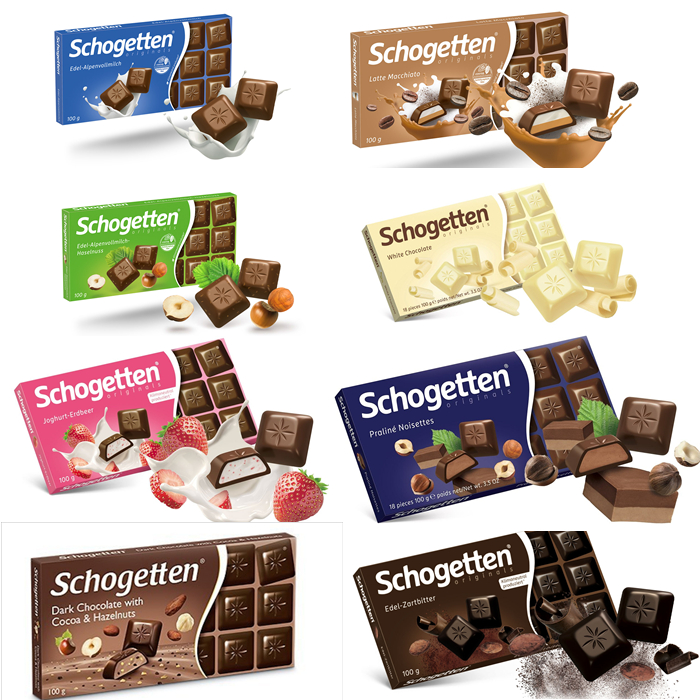 Schogetten German chocolate, all types of chocolate at extremely good ...