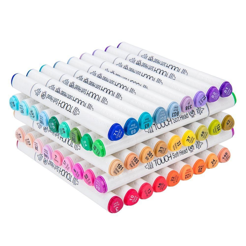 [BLACK Leather] P4 Touch Soft Head Superior Marker Pen (RETAIL ...