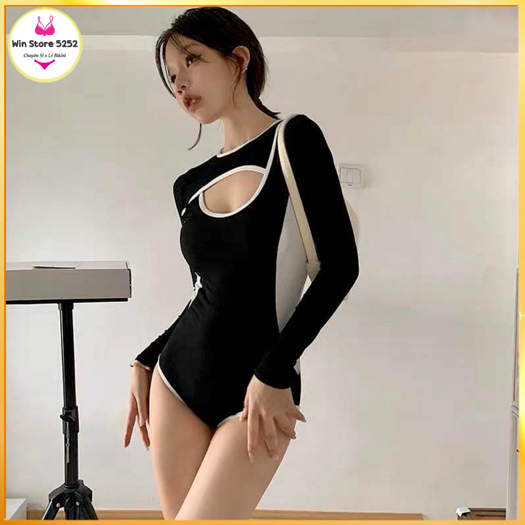 Beach BIKINI SWIMWEAR WITH BLACK AND WHITE STRIPED BODY, SLIM SHAPE WITH Loose Shirt, NEW MODEL ...