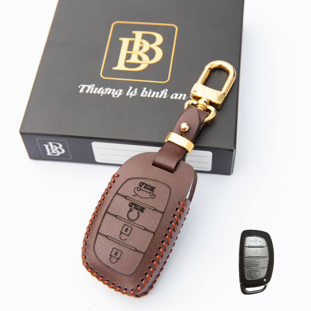 Hyundai Creta Car Key Leather Case 2022-2024, Stargazer 2022-2024,100% ...