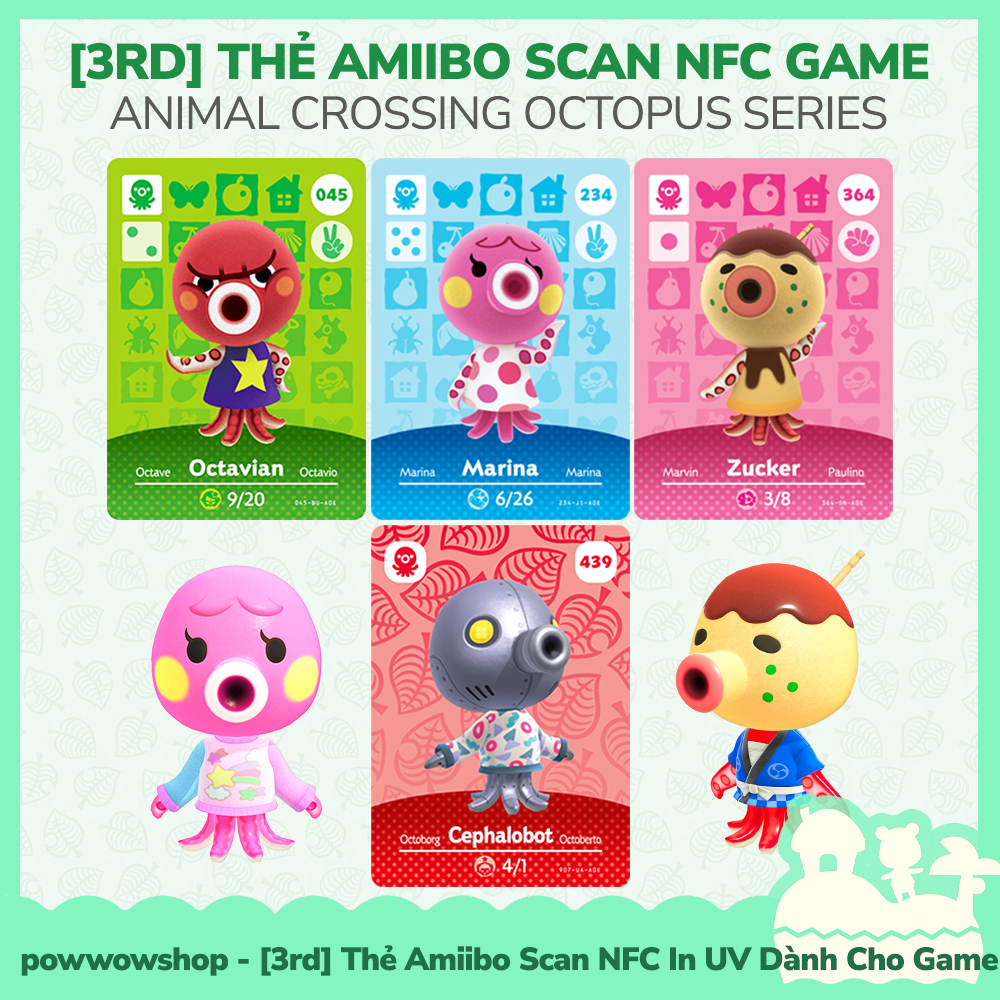 [Available in Vietnam - Express] 3rd Amiibo Card Scan NFC Octopus ...