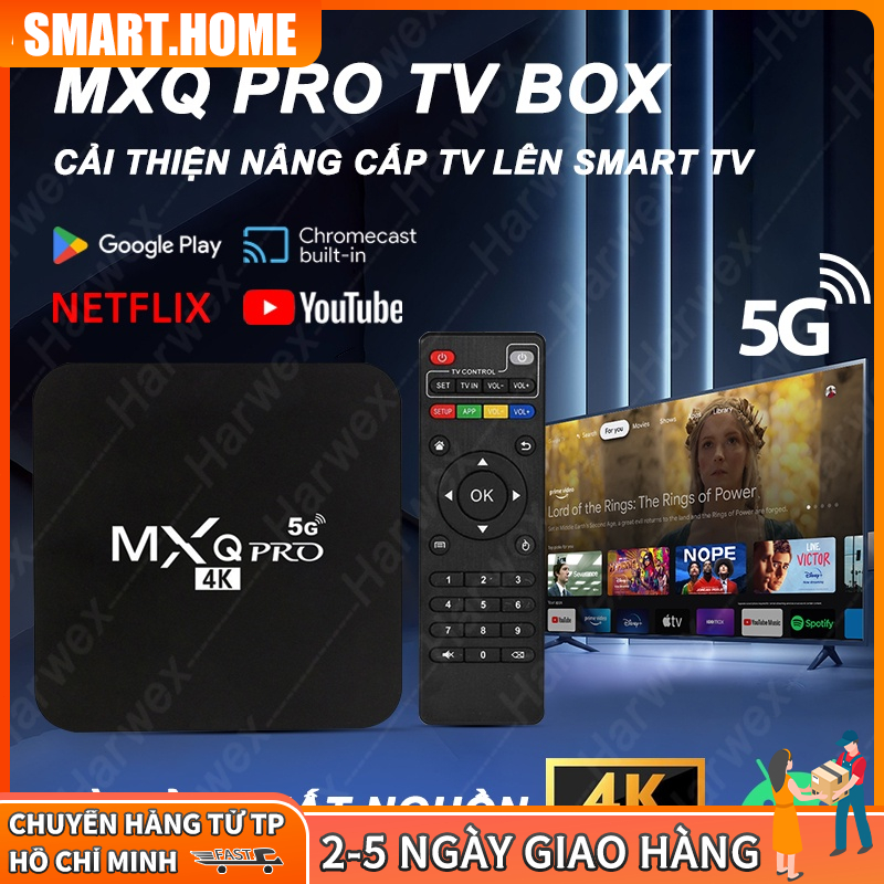 Android TV Box Mxq Pro Ram 8+128GB Smart TV Box Wifi 5G Android 11 ...