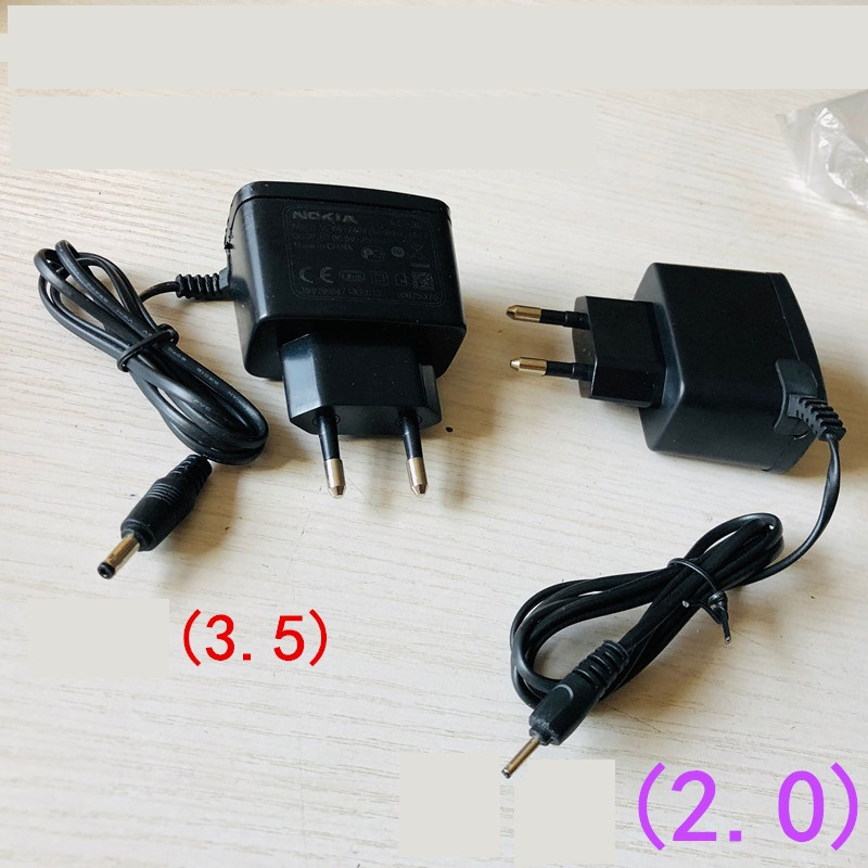 Nokia phone charger head 2.0 (needle head), 3.5 head (large head ...