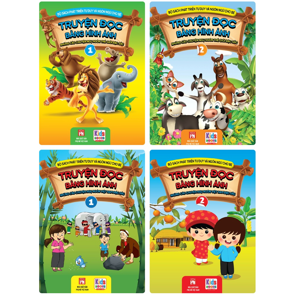 Books - Set of 4 Books to Develop Thinking and Language for Children ...