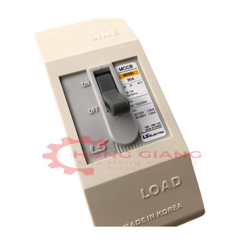 GENUINE LS 2-POLE Aptomat 15A 20A 30A surface mounted WITH CASE ...