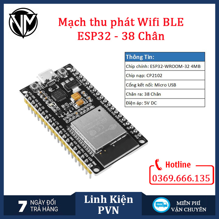 38 Pin Esp32 Esp32 Bluetooth Wifi Transmitter 38 Pin Cp2102 Micro Usb