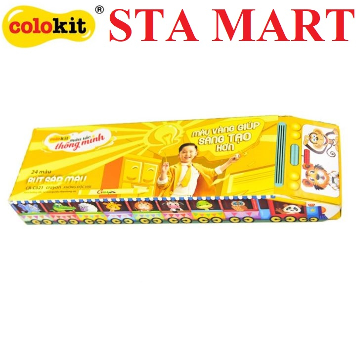 Crayons / Thien Long Coloring Wax - Colokid CR-C021 / 24 colors ...