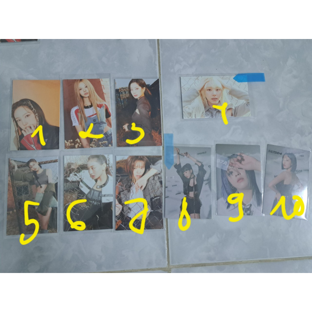 Genuine Meshage CARD TWICE - MESSAGE CARD Of Members | Shopee Philippines