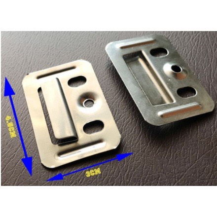 100 stainless steel brackets, ceiling clamps to connect wooden panels ...