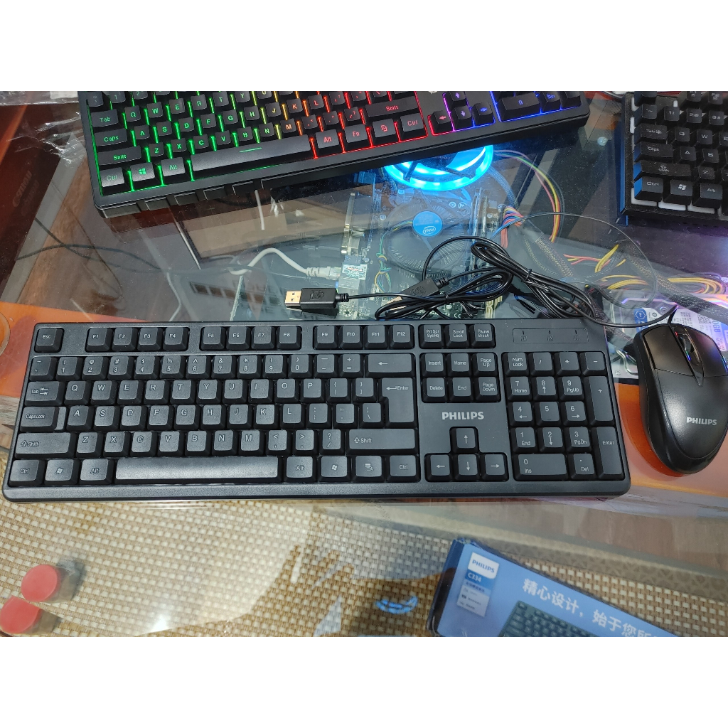 Philips 6334 office keyboard and mouse Combo | Shopee Philippines