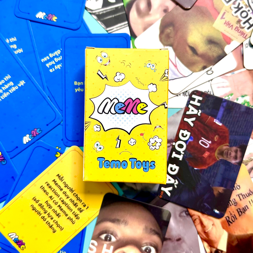 Meme boardgame deck for school and entertainment with a group of ...