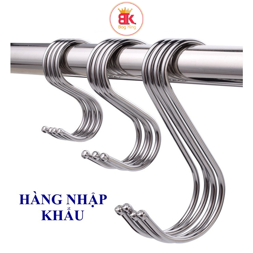 COMBO of 10 thick, multi-purpose 304 stainless steel S-shaped hangers ...