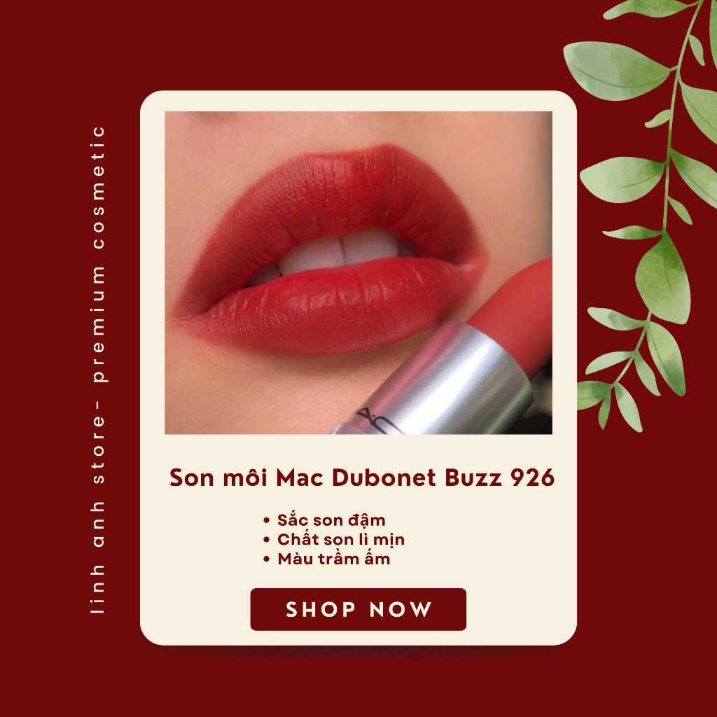 Mac POWDER KISS Color 926 Dubonet Buzz Red Brick Luxurious | Shopee ...