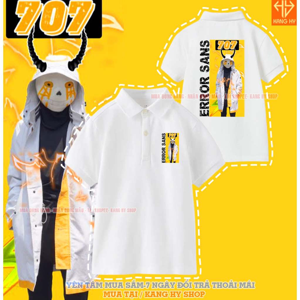Error Sans 707 Polo Shirt - Gangster Mage Print on 2 Sides - Thai ...