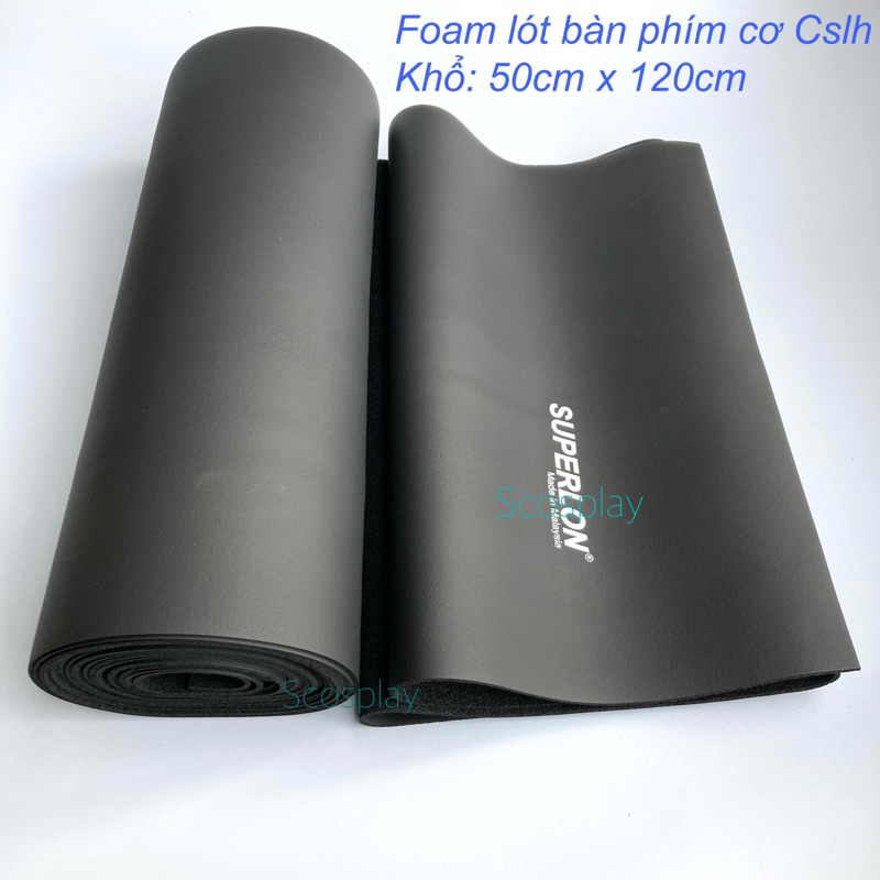 Vulcanized rubber mechanical keyboard Foam size 50cmx120cm | Shopee ...