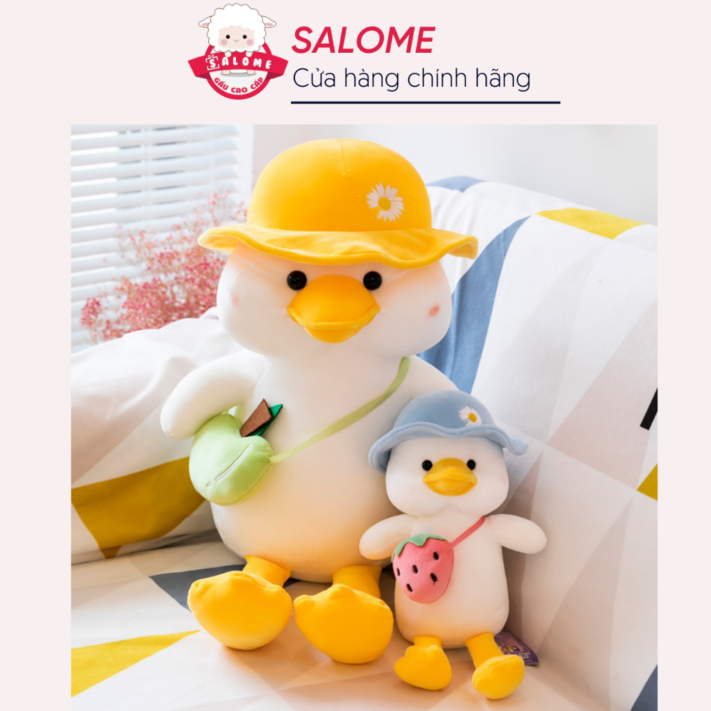 20cm Yellow Duck Teddy Bear White Duck Wearing Cute Hat for Children ...
