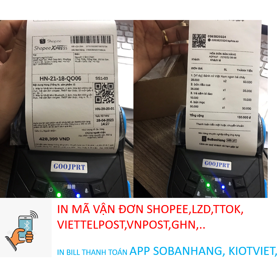 Shopee bill of lading code printer, family floor, delivery unit ...