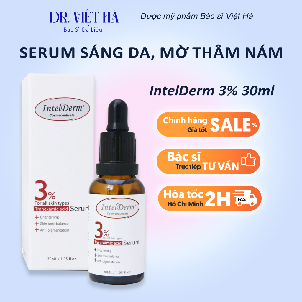 Intelderm 3% Brightening Skin Serum - Specializes in moisturizing and ...