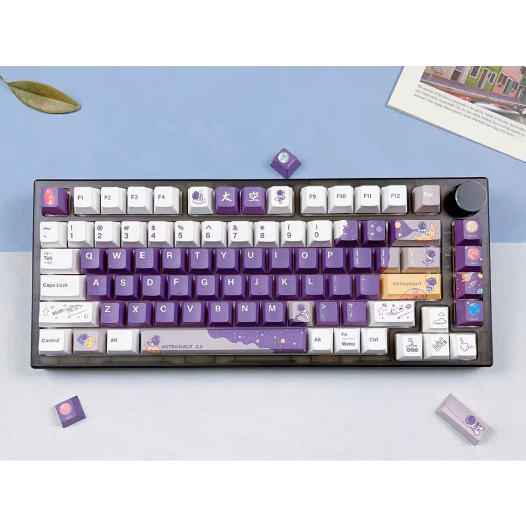 Astronaut V2 137 keycap set with profile cherry mechanical keyboard ...