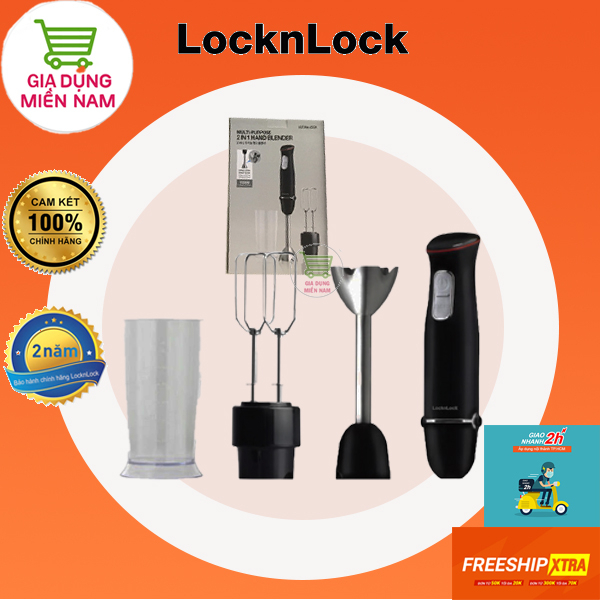 Locknlock EJM516BLK 1000W, 220-240V multi-function hand blender ...