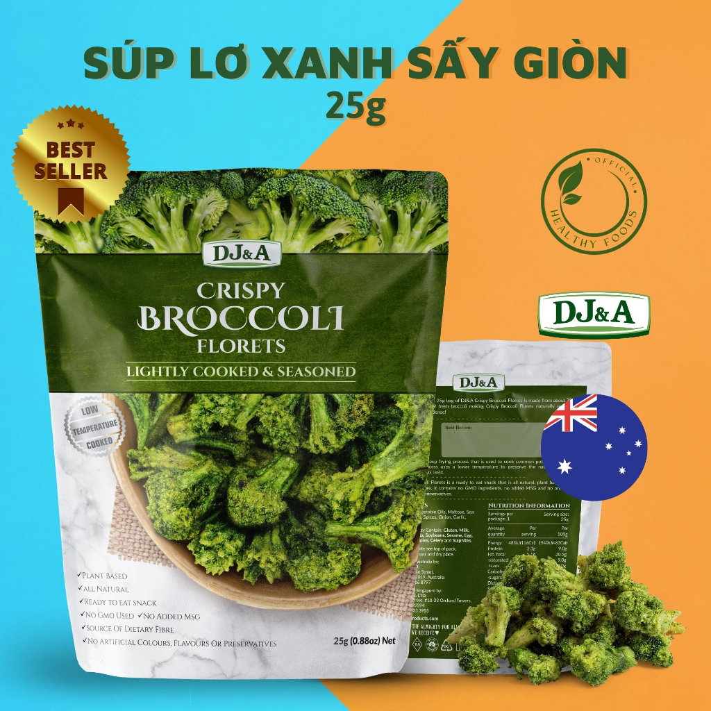 Dj&a Crispy Dried Broccoli - Good for Health - Dried Broccoli ...