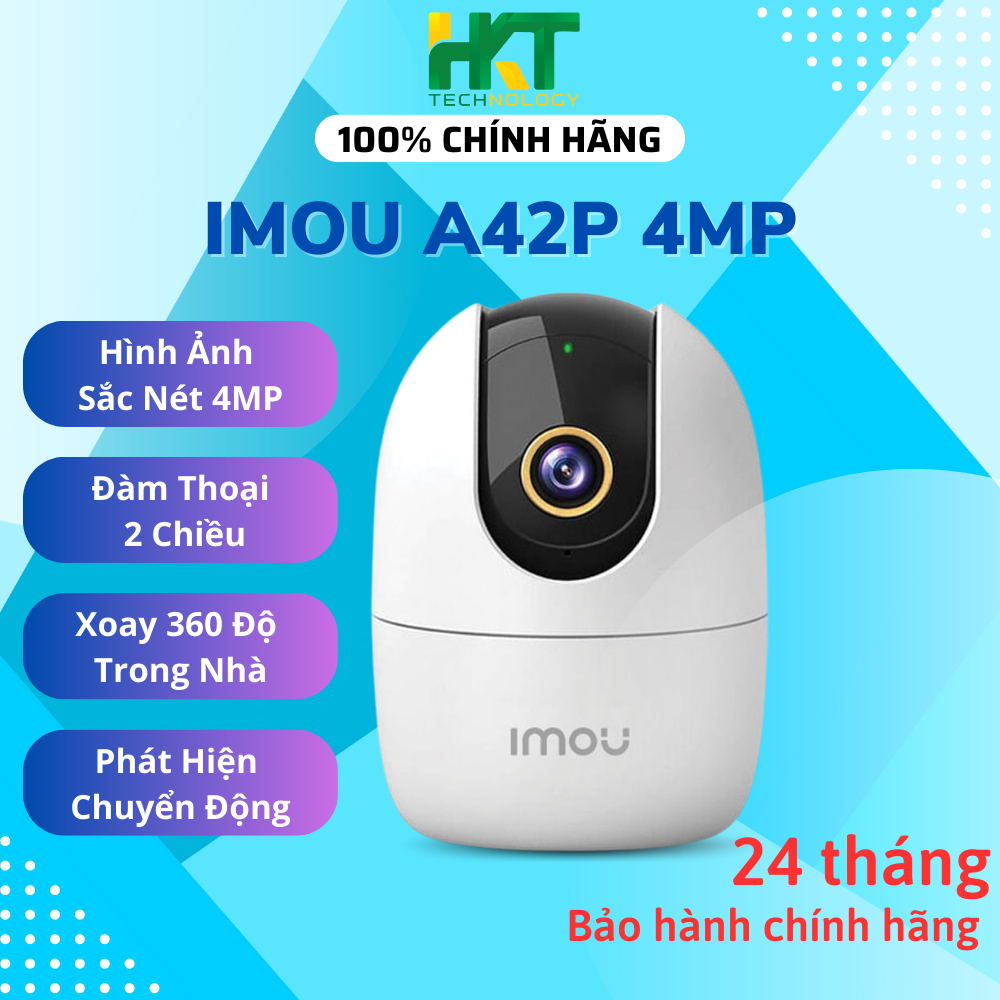 Imou Ranger 2 Wifi Camera A42P 4MP Indoor Two-Way Talk, 360 Degree ...
