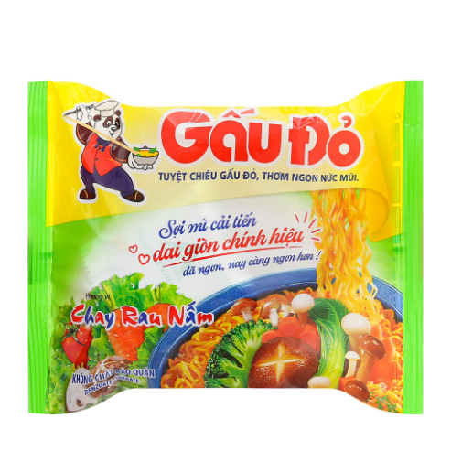Red Bear Mushroom Vegetarian Noodles (30 packs) | Shopee Philippines