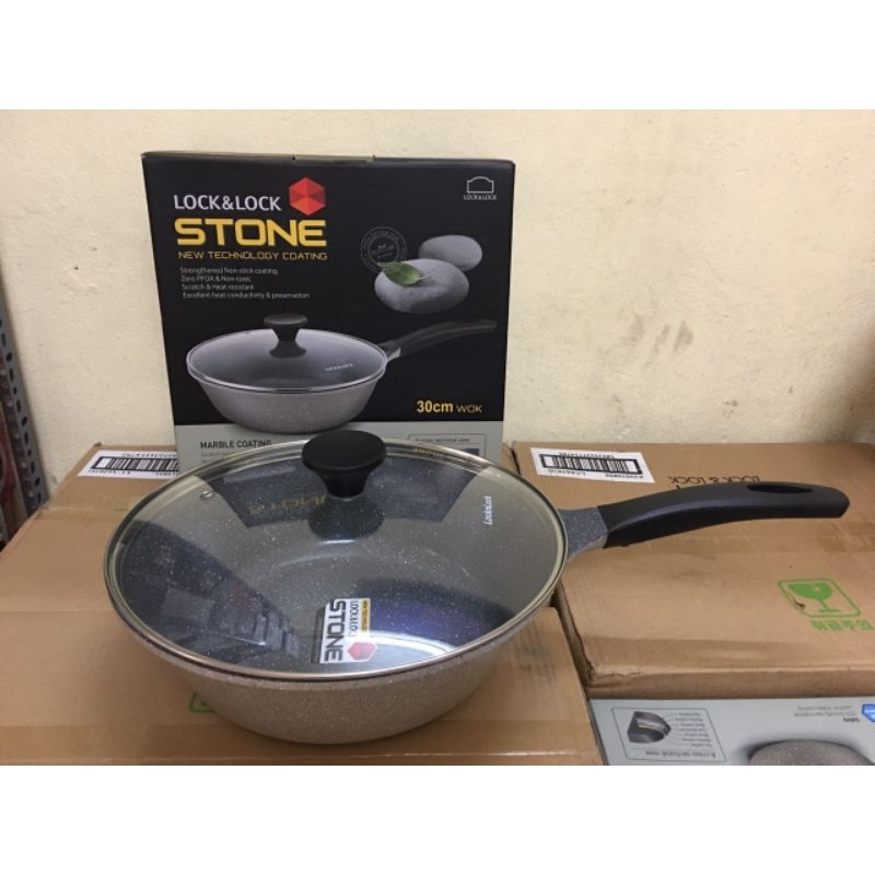 DEEP MARBLE PAN 7 LAYERS 30CM LOCK&LOCK LCA6305D | Shopee Philippines