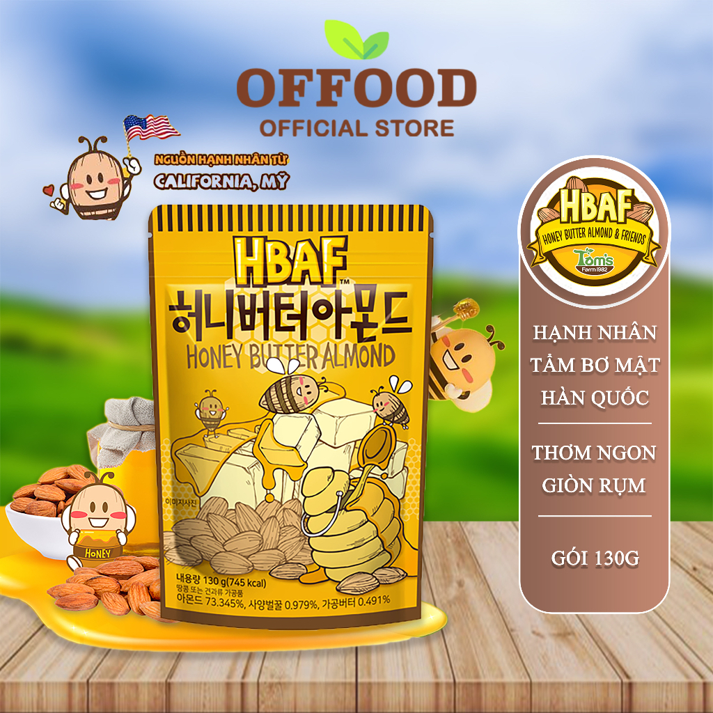 Hbaf Korean Honey Butter Almonds 120g | Shopee Philippines